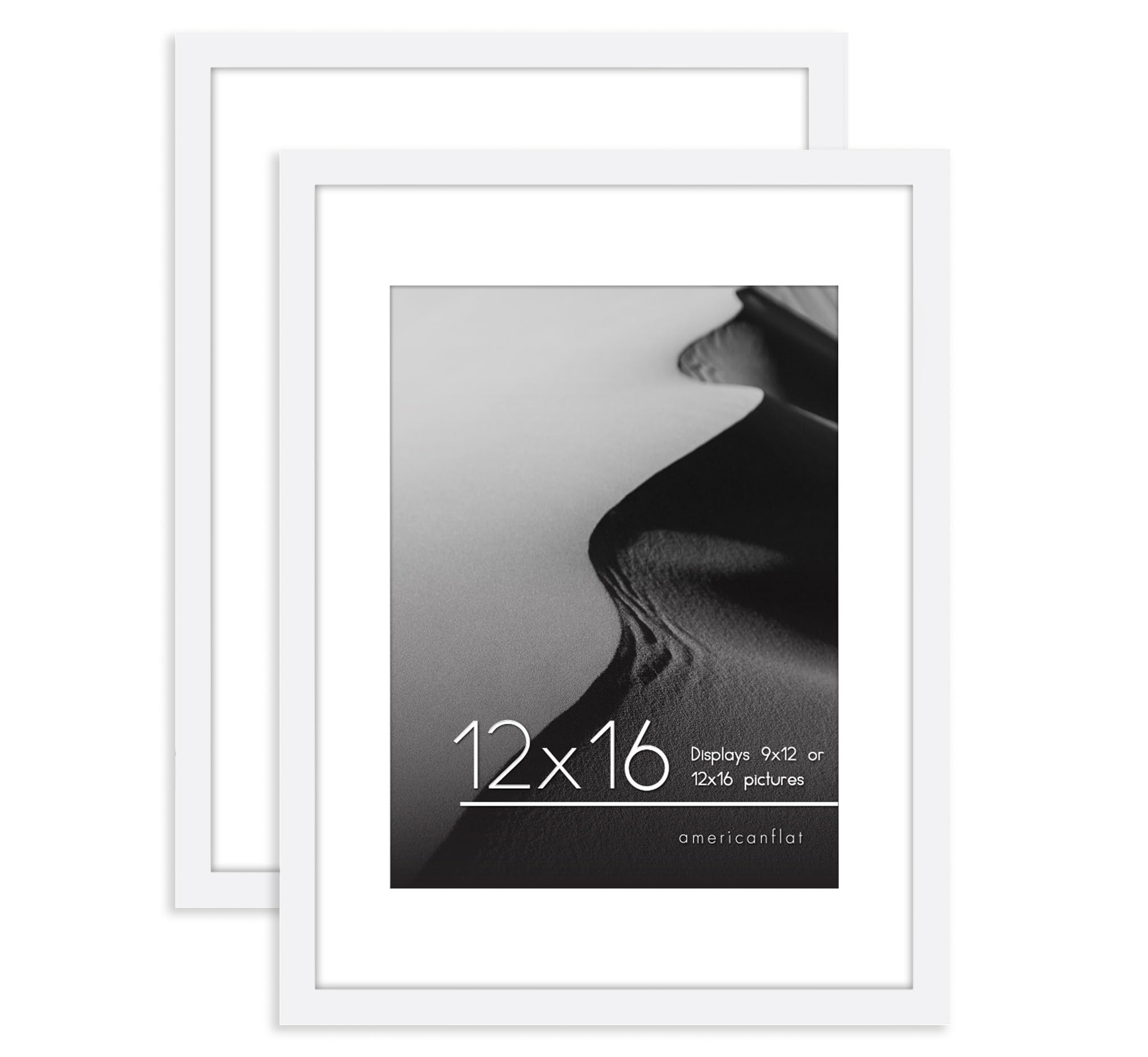Amazon.com - Americanflat 12x16 Picture Frame with Polished Plexiglass ...