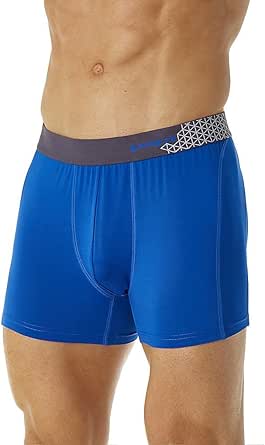 Amazon.com: Papi Men's Sport Mesh Mid Trunk, Blue Mischief, Small ...
