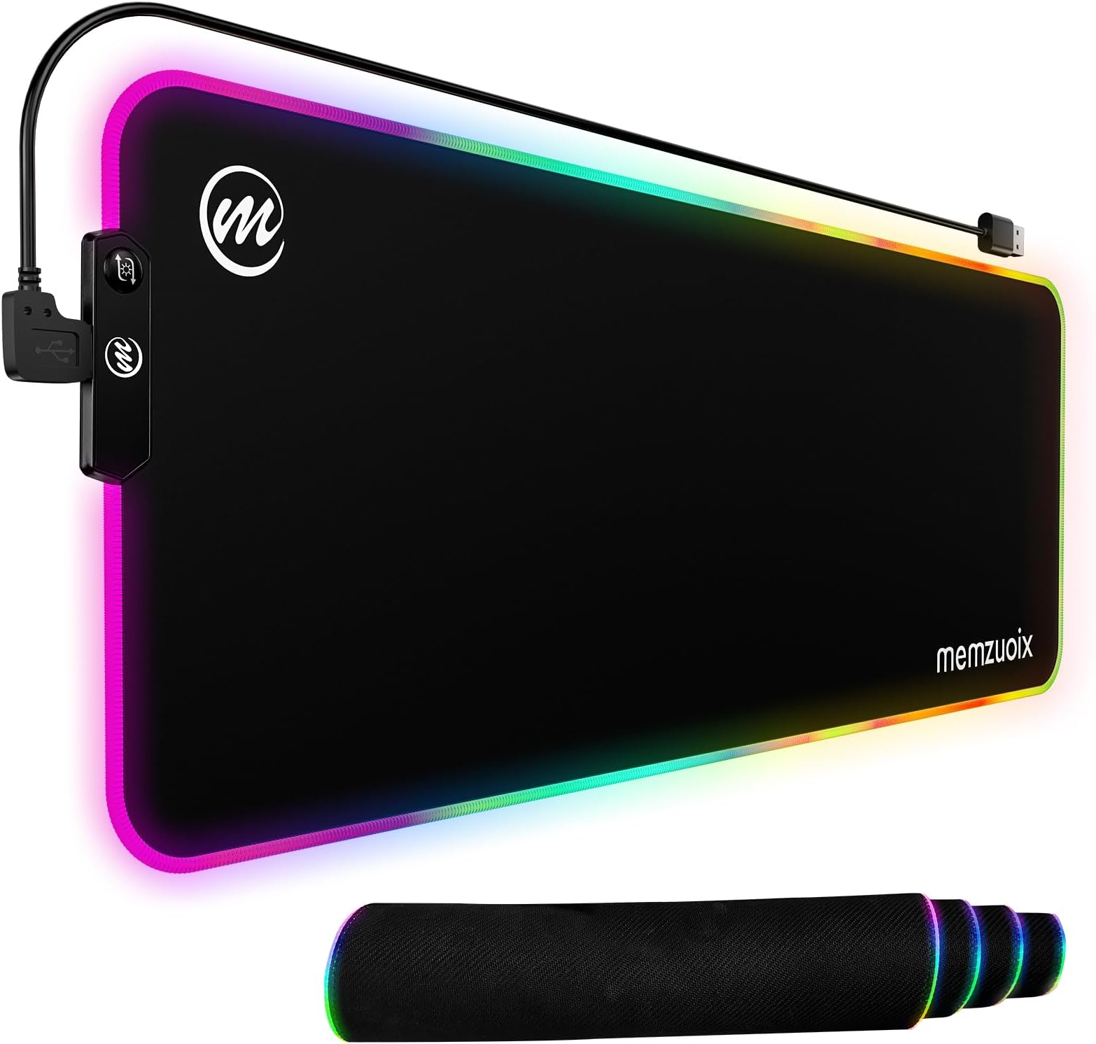 Amazon.com : LED Mouse pad, Large RGB Glow Gaming Mouse Pad for ...