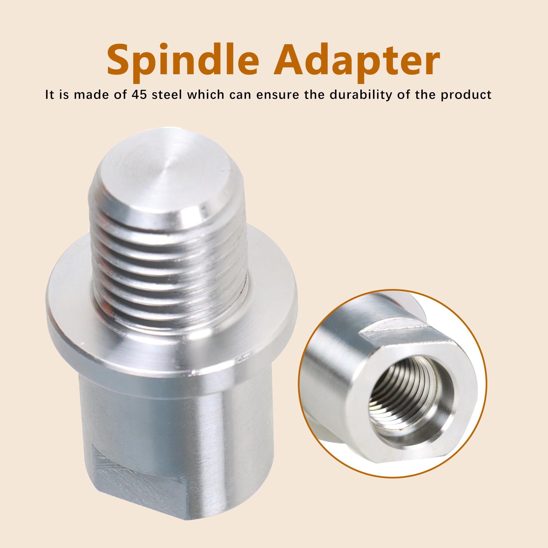 Snapklik.com : Kimllier Wood Lathe Chuck Spindle Adapter, Lathe ...