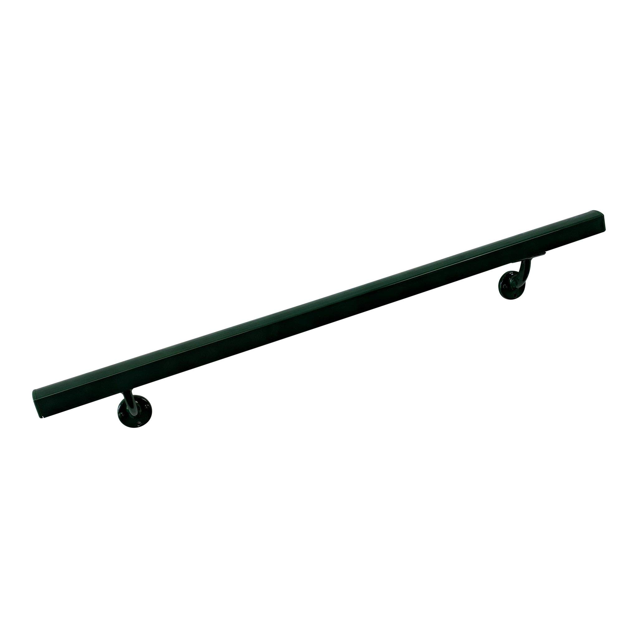 Aluminum Handrail Direct AHR 4' Handrail Section with Mounts ...