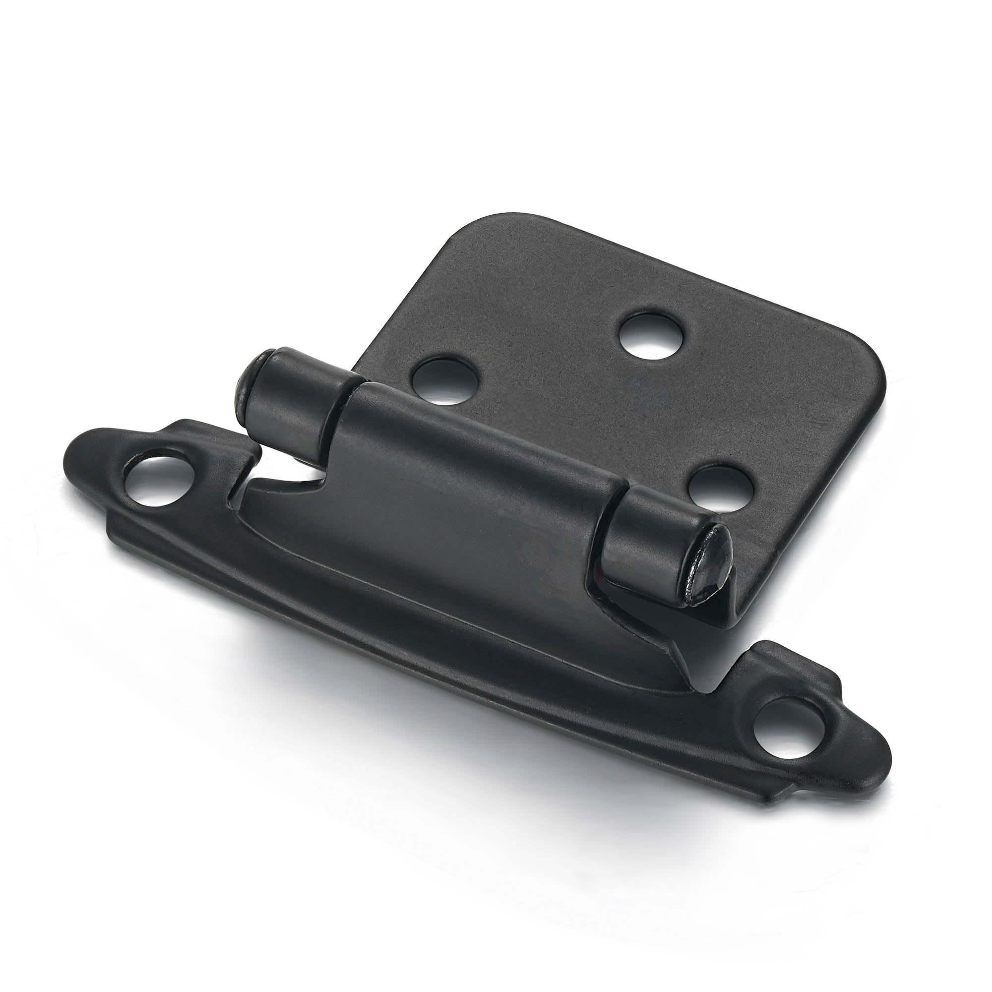 Vallecloud 10 Pack (5 Pair) Matte Black Self Closing Cabinet Hinges for ...