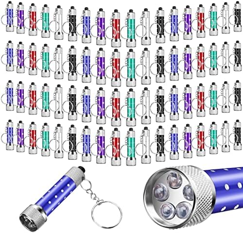 Antner 18pcs Mini Flashlights Keychain 5 Bulbs LED Keychain Toy for ...