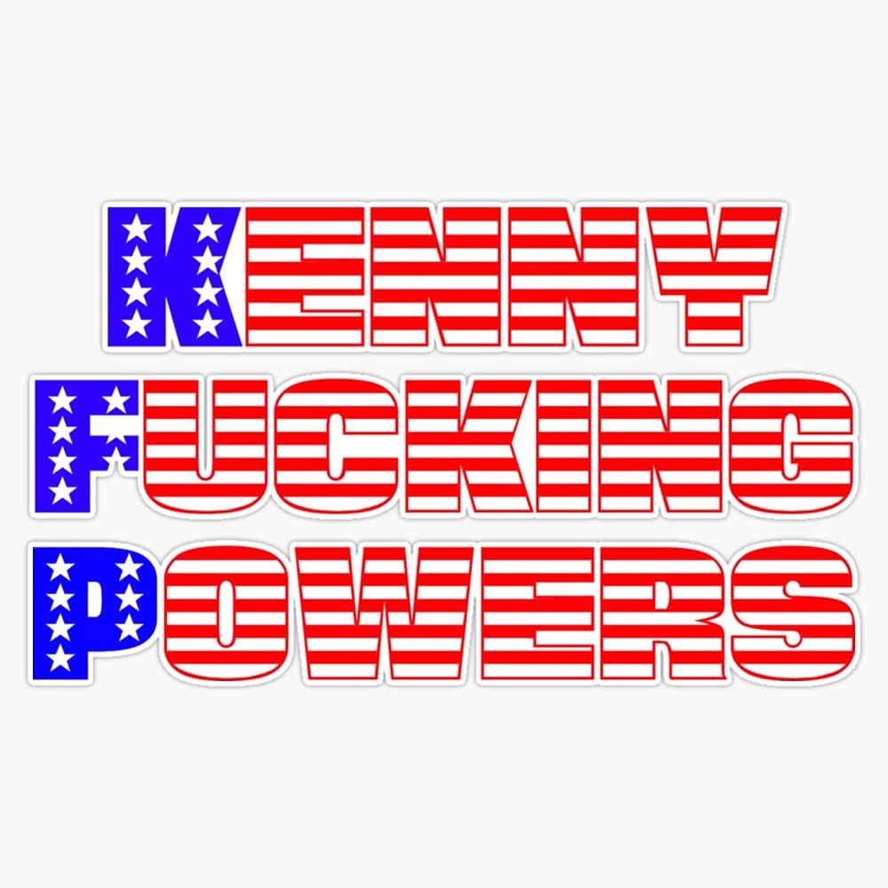 Amazon.com: BZ Trading Kenny F'Ing Powers - Text Vinyl Decal Wall ...
