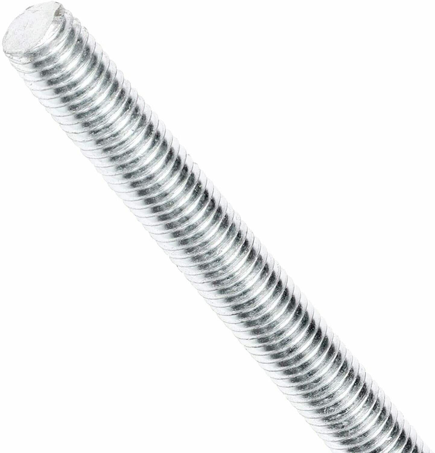 Threaded Rod 1/4-20 x 6 Ft All Thread Rod Zinc Plated Steel Fully 72 ...