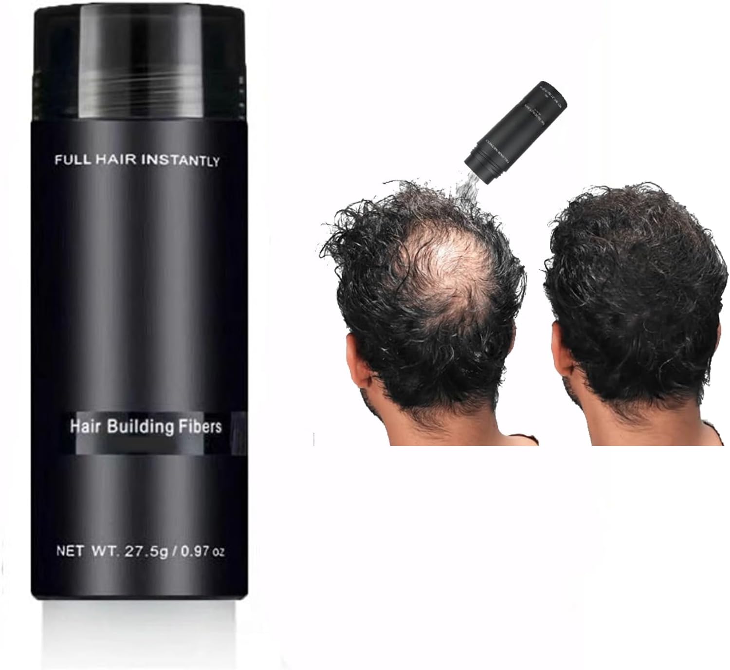 Hair Building Fibers,Natural Hair Fibers for Men & Women,Hair Fibres ...