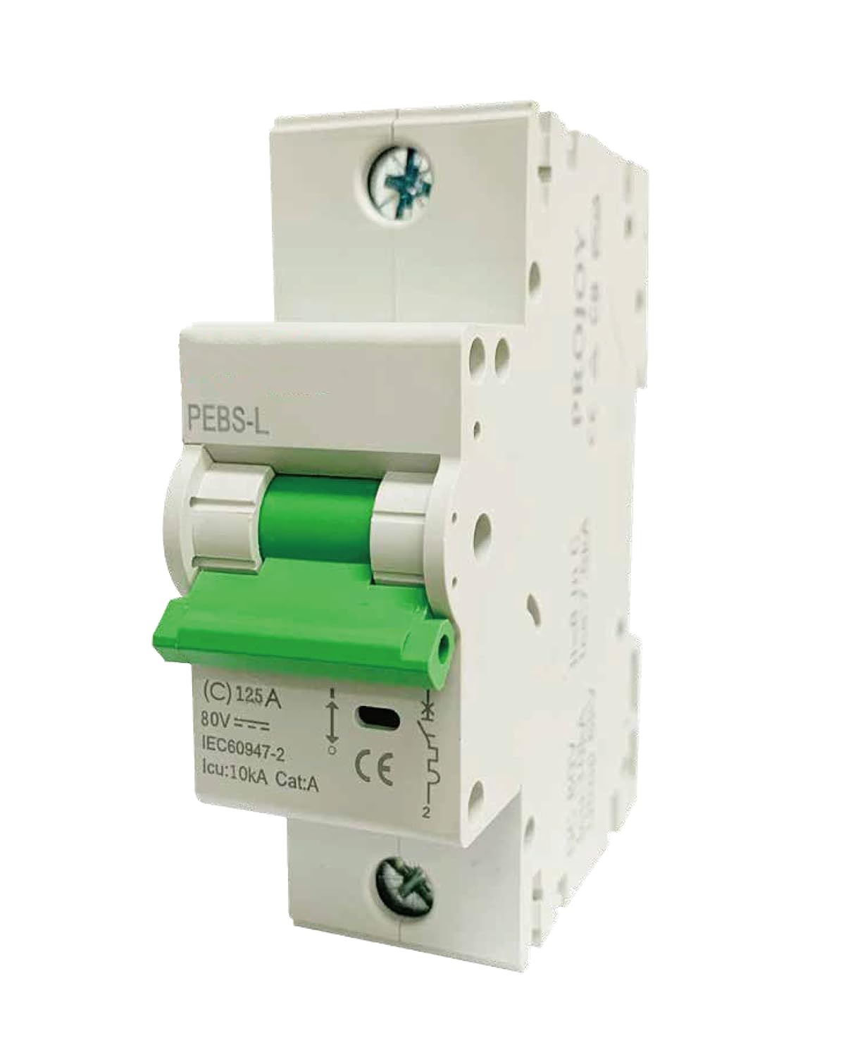 Slocable DC Low-voltage Miniature Circuit Breaker 80V 160V 1P 2P 10kA ...