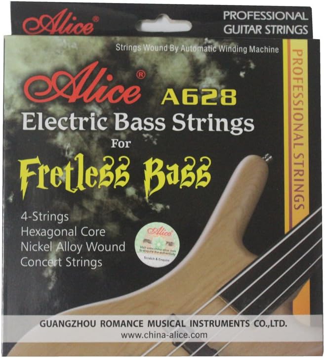 Amazon.com: Alice A628 Hexagonal Core Nickel Alloy Wound Gold Ball-End ...