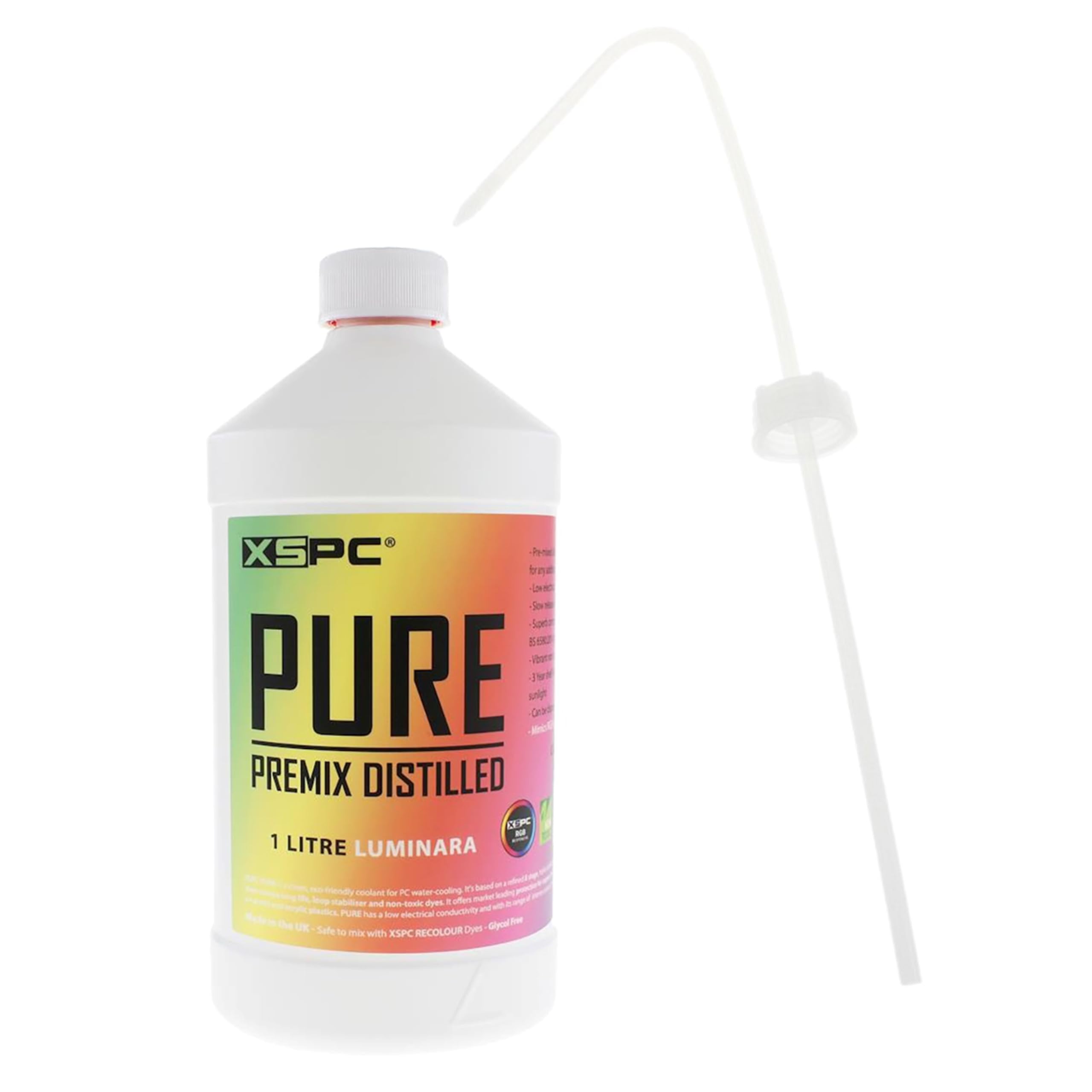 Amazon.com: XSPC Pure Premix Distilled PC Coolant (1000mL) with Filling ...