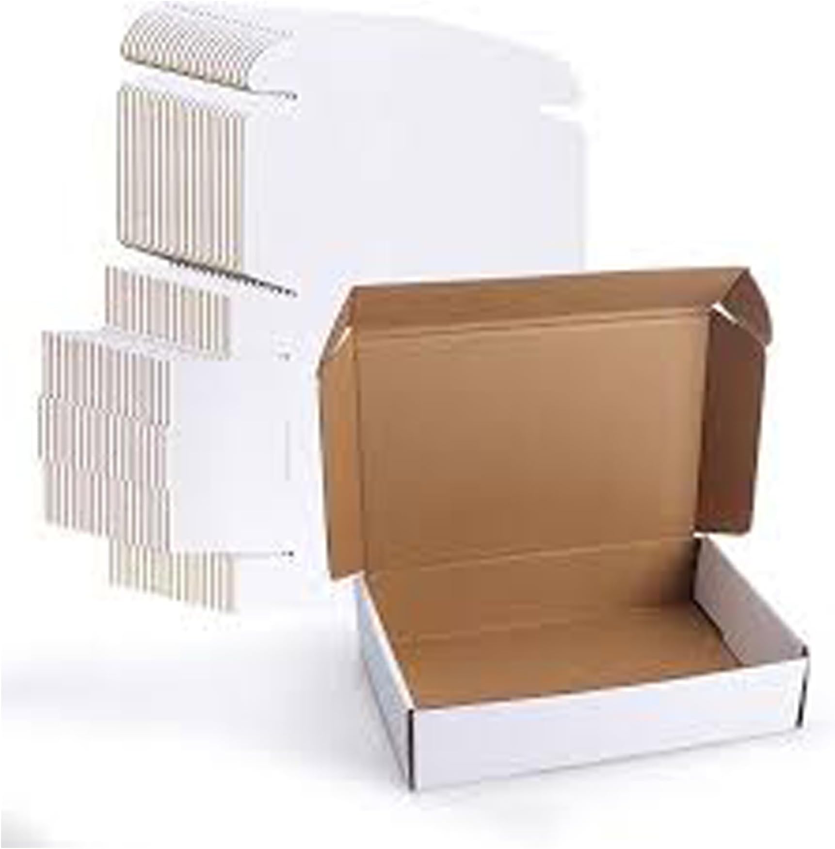 25 x White Boxes C4 A4 Shipping DOCUMENTS Cakes ☆ 30cm x 23cm x 10cm ...