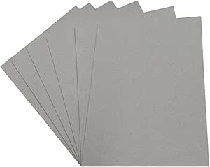DJP 5 Sheets A3 3000 Micron 3mm Grey Board Backing Board Mounting Board ...
