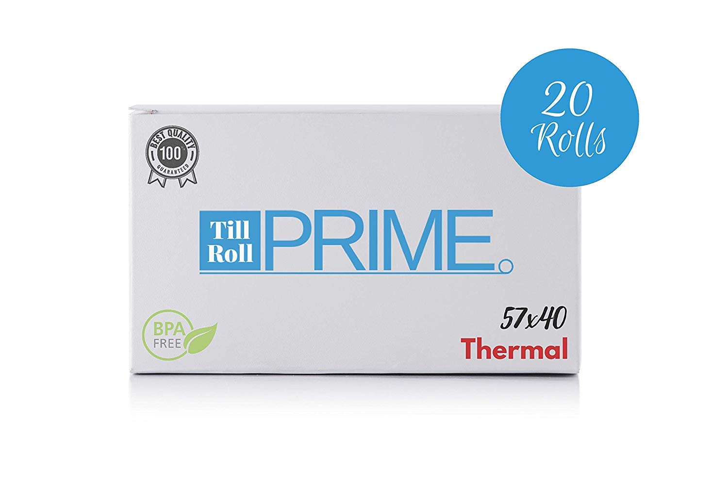 Buy 57 x 40 Thermal PDQ Credit Card Machine Till Roll Receipt Paper ...