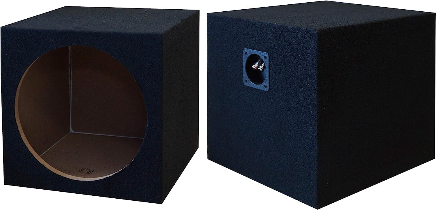 Amazon.com: Absolute SS10 Single 10-Inch Sealed Subwoofer Enclosure ...