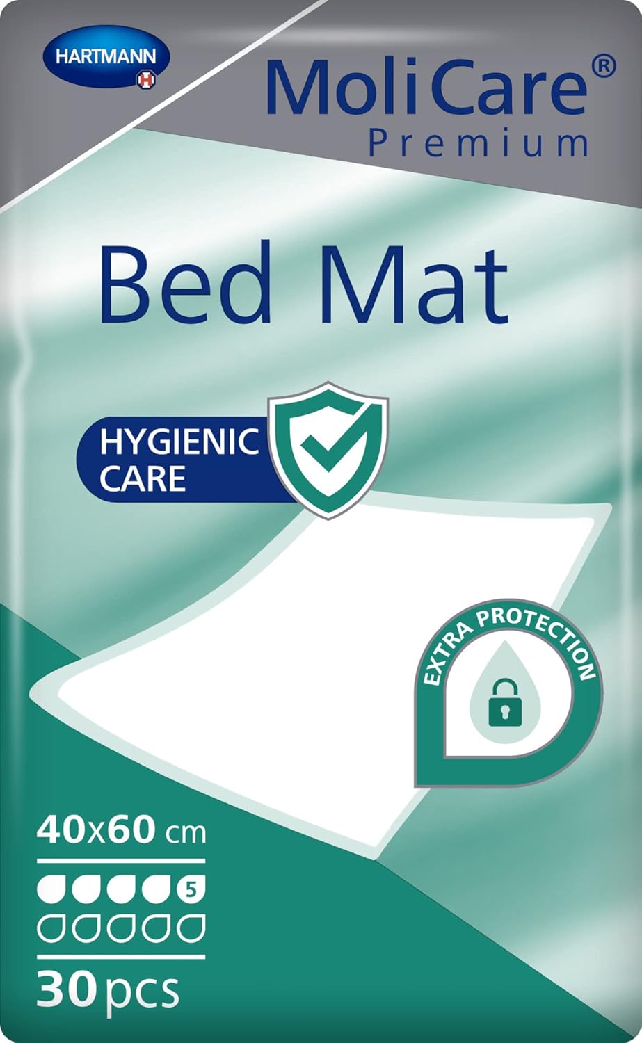 Amazon.com: MoliCare Premium Bed Mat 5 Drops: Mattress Protector with ...