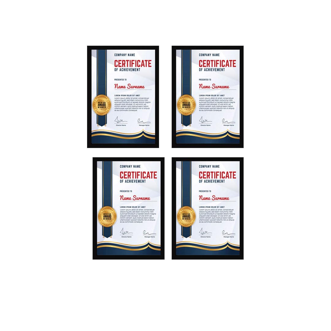 GLAMSIYA A4 size Certificate Frames | A4 Size Photo Frame For Wall ...