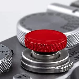 Amazon.com : Fuji Shutter Release Button Accessories: Fujifilm Camera Soft Shutter Button - Red ...