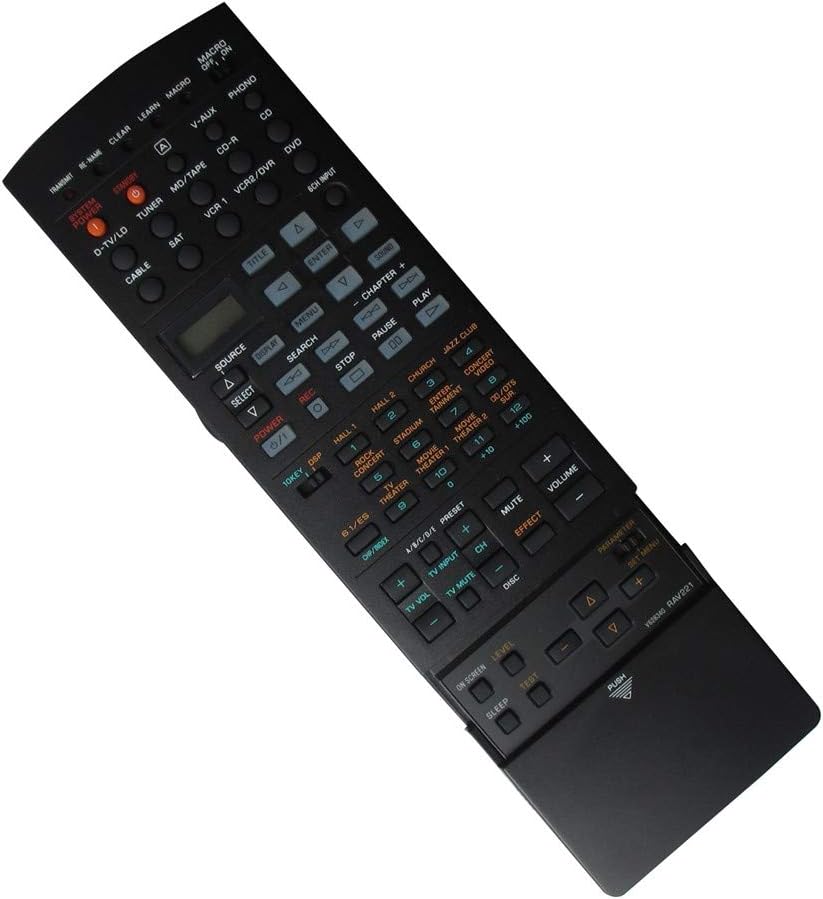 Amazon.com: HCDZ Replacement Remote Control for Yamaha RAV227 V9408100 ...