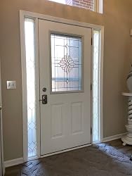 Western Reflections Laurel Traditional Style - Front Door Glass ...
