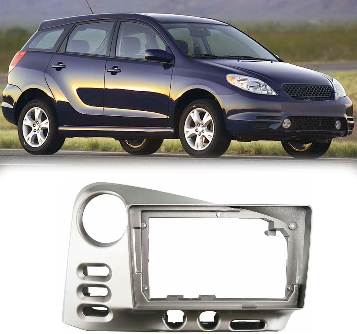 Car Radio Stereo Fascia Frame Panel Cover Trim for Toyota Matrix 2003 2004