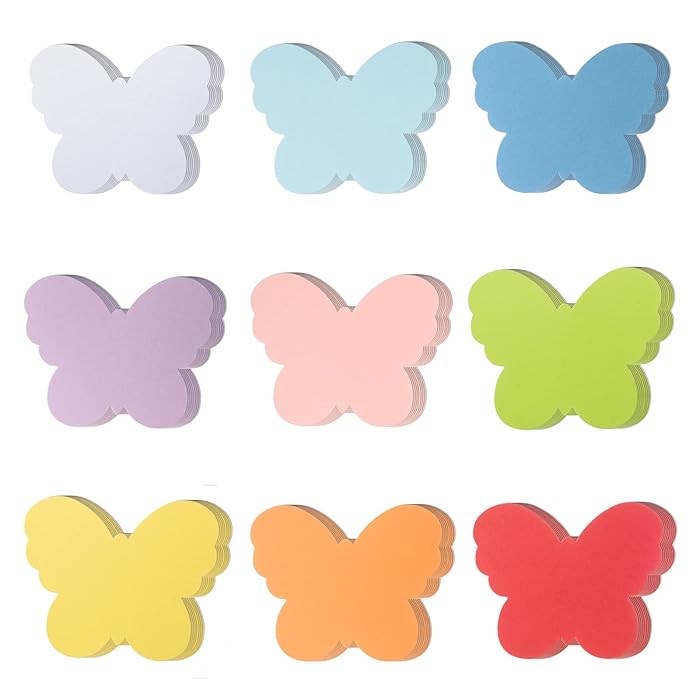 Buy 72Pcs Butterfly Cutouts Paper Butterflies 6'' Assorted Color Spring ...