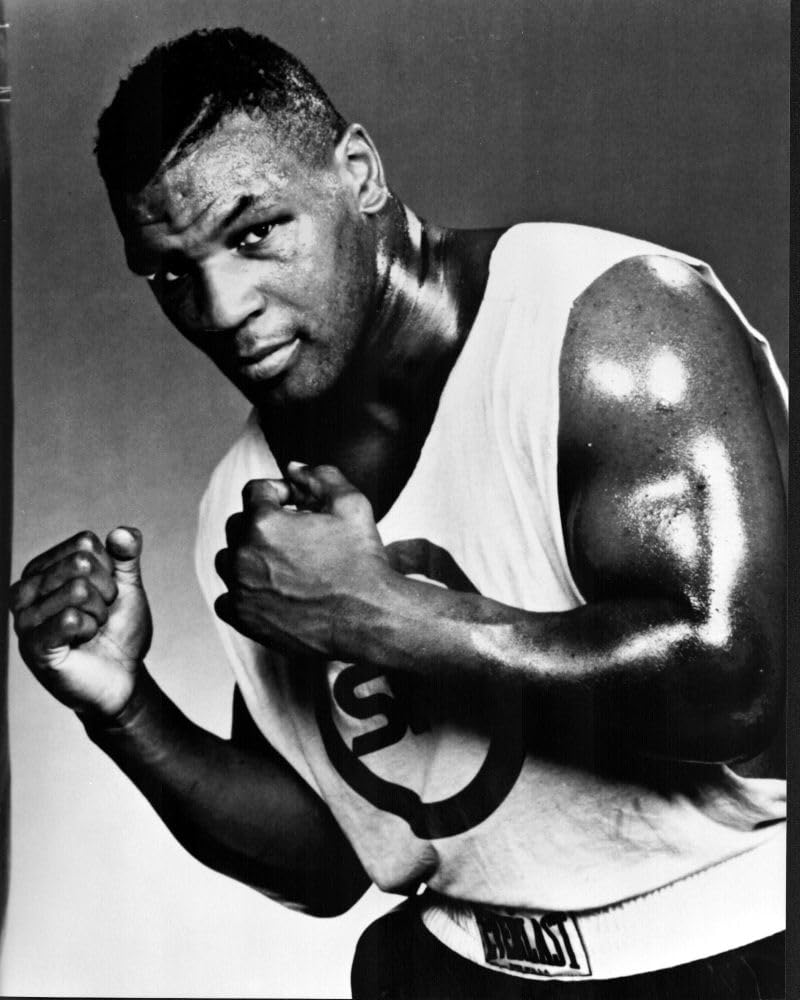 Mike Tyson Knockout Black And White