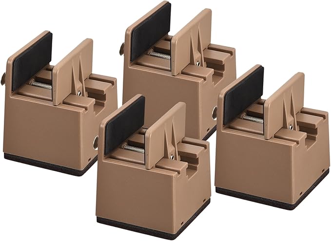 Amazon.com: uxcell 2 inch Bed Risers with Adjustable Screw Clamp, 4Pcs ...