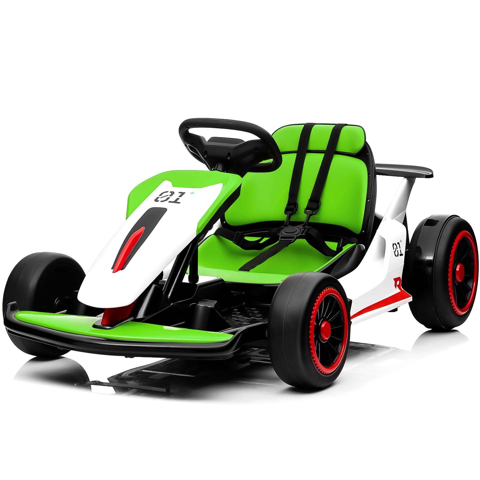 Amazon.com: Go Kart, JOYRACER Ride On Race Car for Kids, 24V Drift Kart ...