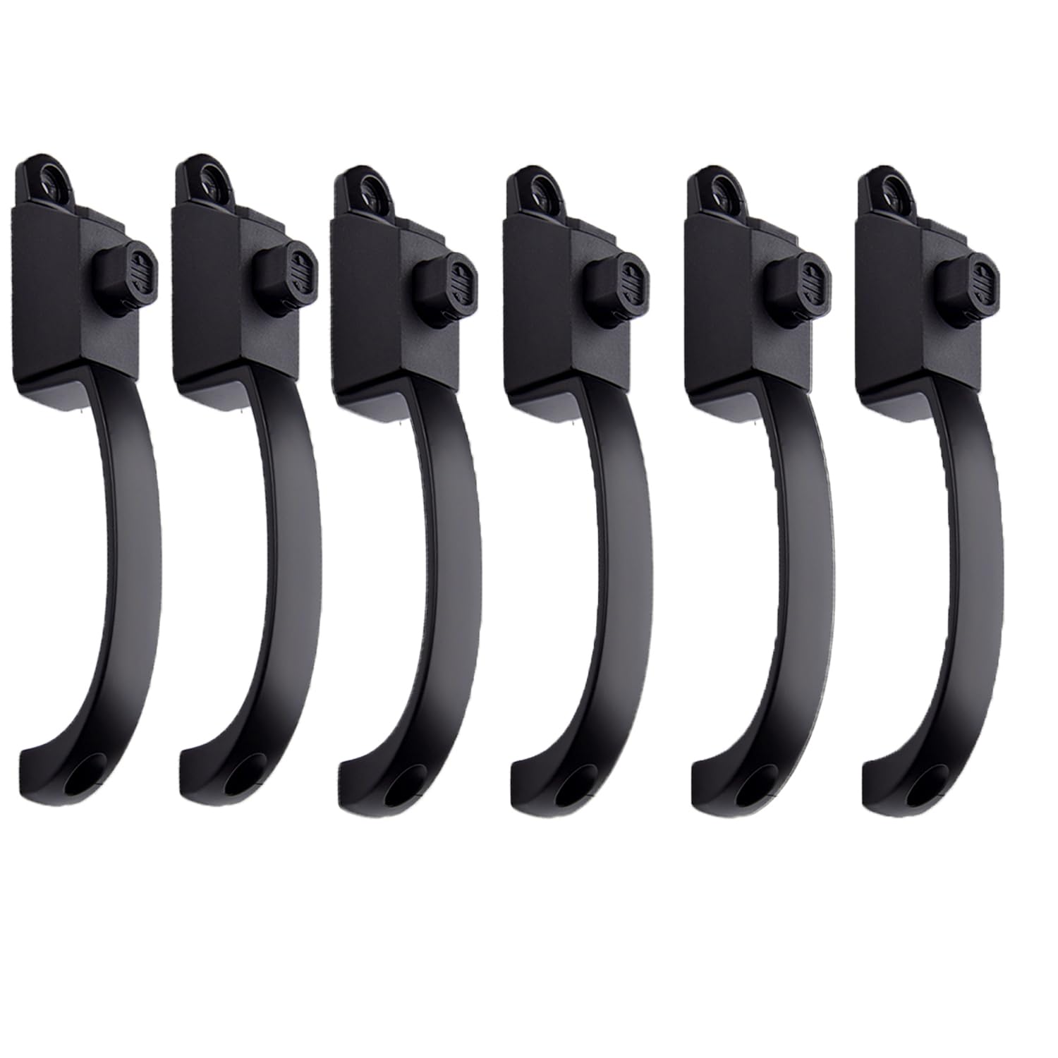 Snapklik.com : 6 Pcs Screen Door Handle,Tie Down Push Button Door Latch ...