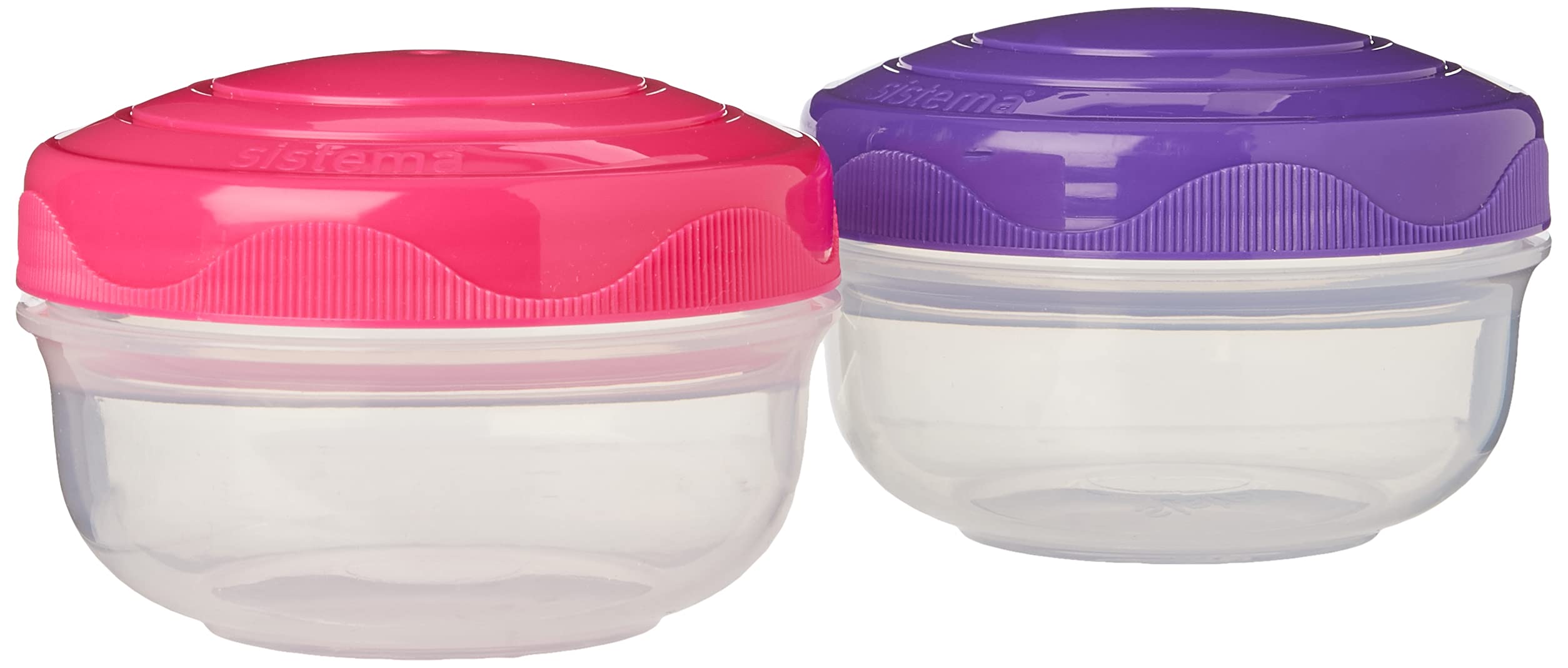 Sistema 21487 210ml Portion Pod To Go 2 Pack Polypropylene Assorted