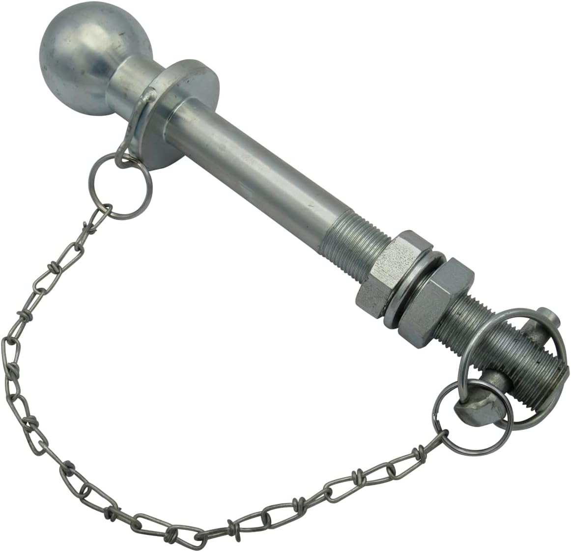 Sparex Ball Hitch Tow Ball Pin 50 mm Universal Chrome Heavy Duty 19 mm ...