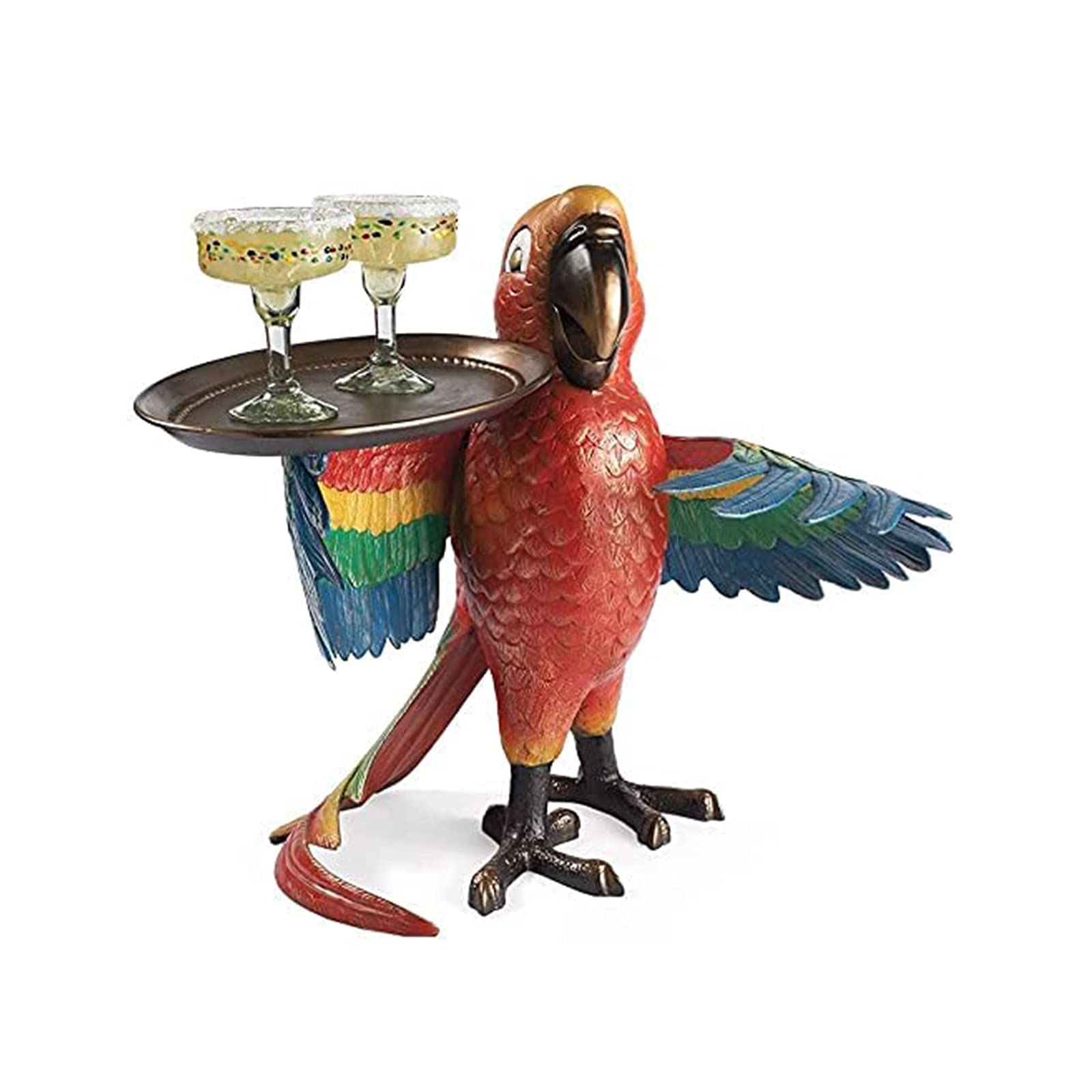Side tables,Drink Serving Parrot Butler, Parrot Patio Side Table ...
