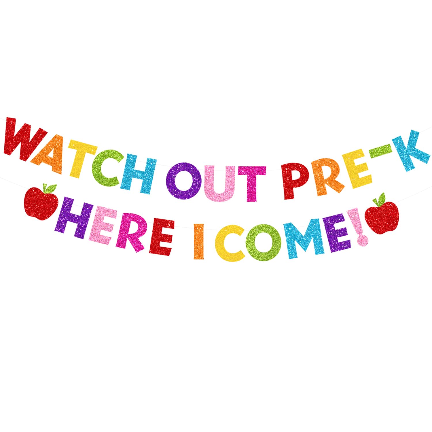 Buy Watch Out PRE-K Here I Come Banner,PRE K Back to School Decorations ...