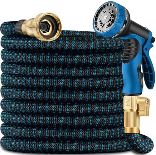 Amazon.com: 200 ft Expandable Garden Hose - Lightweight, Ultra Flexible ...