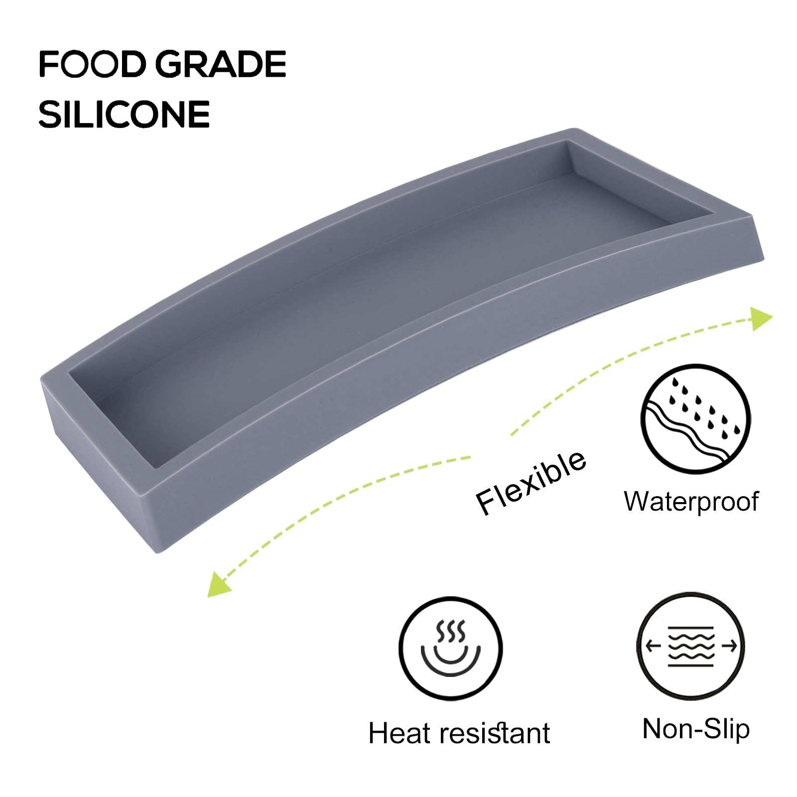 Snapklik.com : Bathroom Trays For Counter, Slicone Vanity Trays For ...