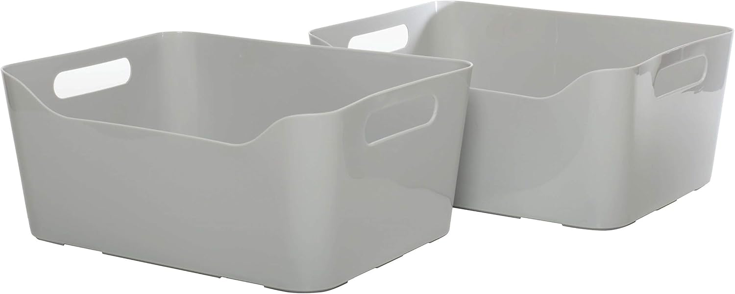 Amazon.com: CleanPEAK Set of 2 Storage Baskets : Home & Kitchen