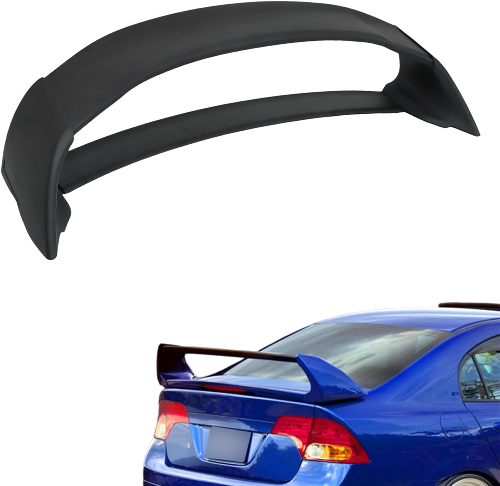 Amazon.com: ZXMT Rear Trunk Spoiler for Honda Civic 2006 2007 2008 2009 ...