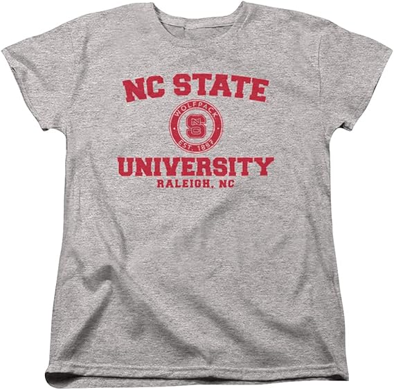 Amazon.com: North Carolina State University Official Circle Logo Women ...