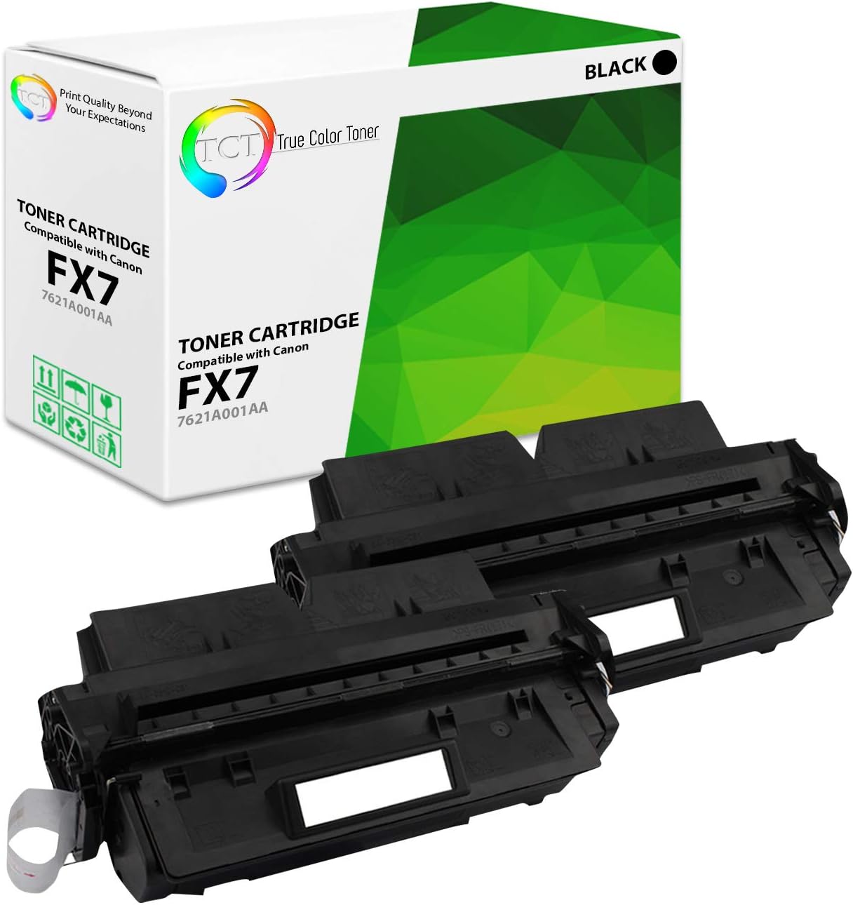 Amazon.com: TCT FX7 Toner Cartridge 2 Pack - Compatible Replacement for ...