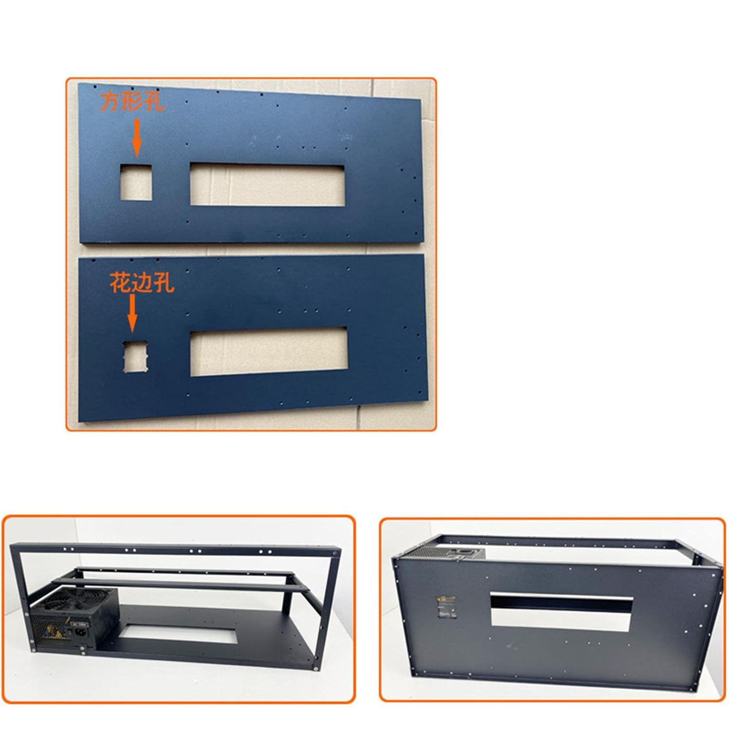 Amazon.in: Buy 6/8 GPU Mining Rig Frame Rack Open Air GPU Card Case ...