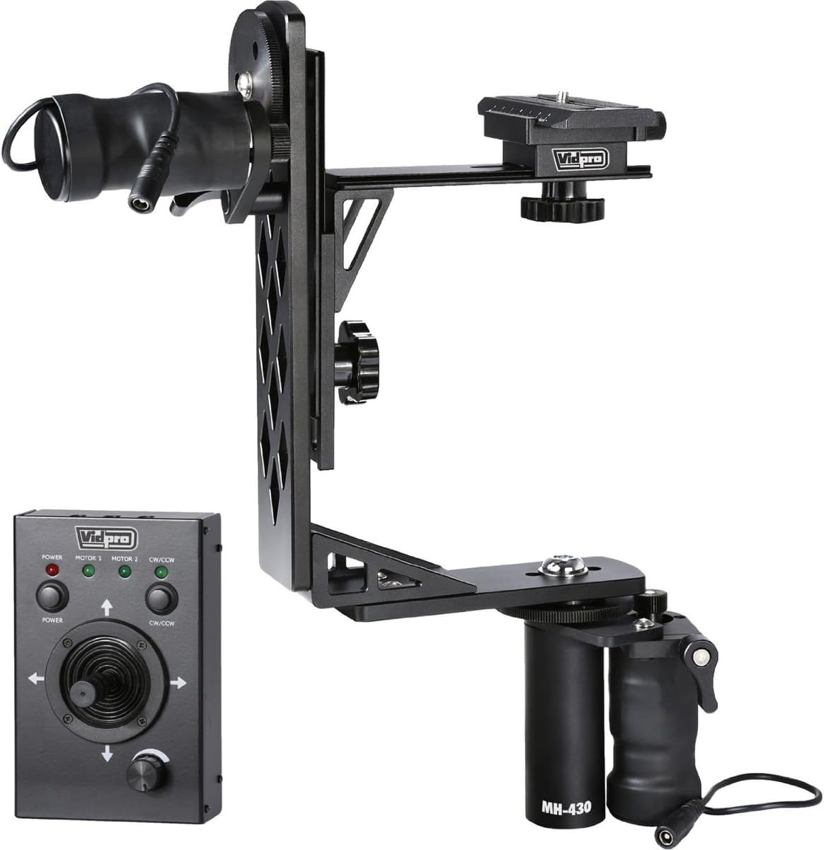 Amazon.com : Vidpro MH-430 Motorized Pan & Tilt Gimbal Head - Complete ...
