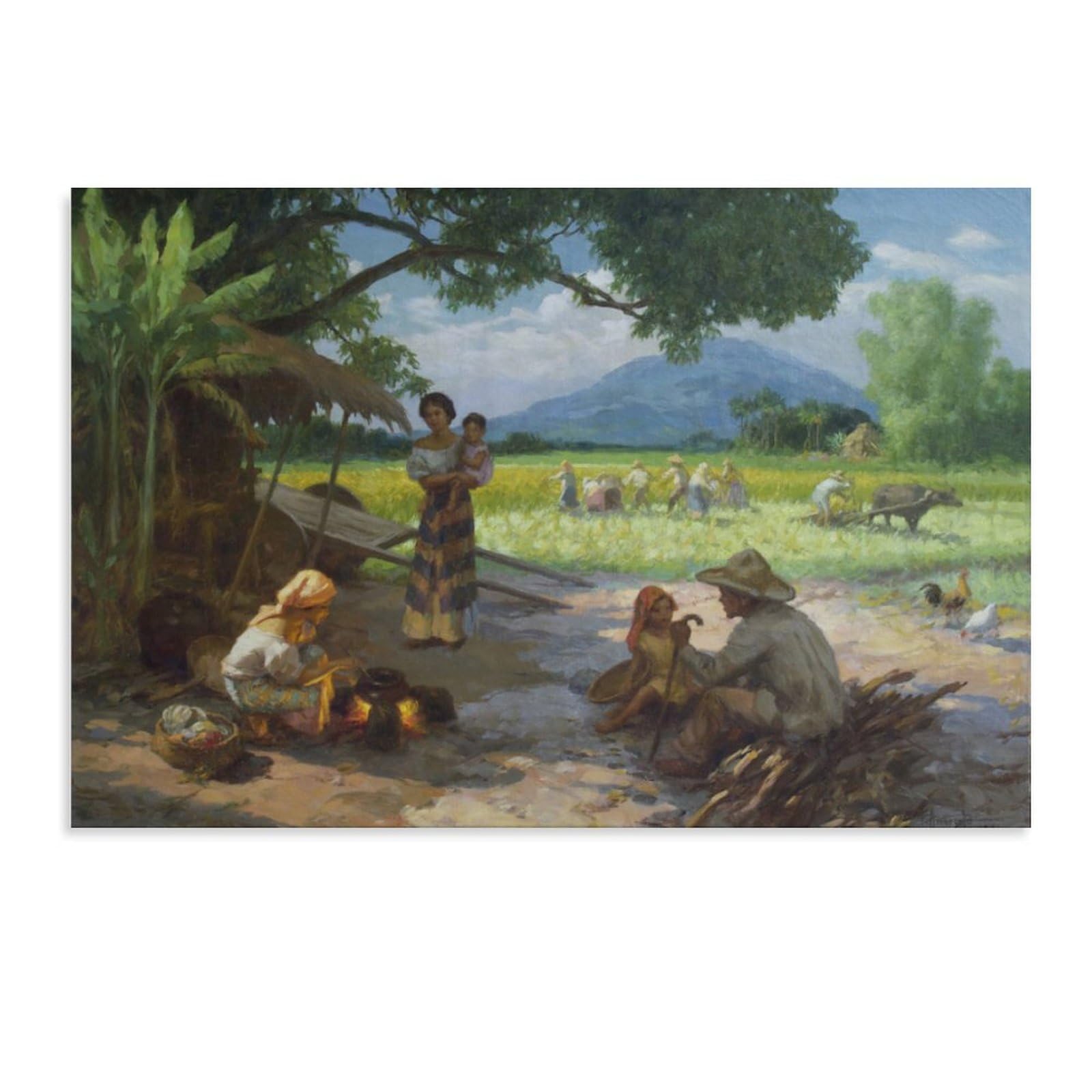 Fruit Gatherer Fernando Amorsolo