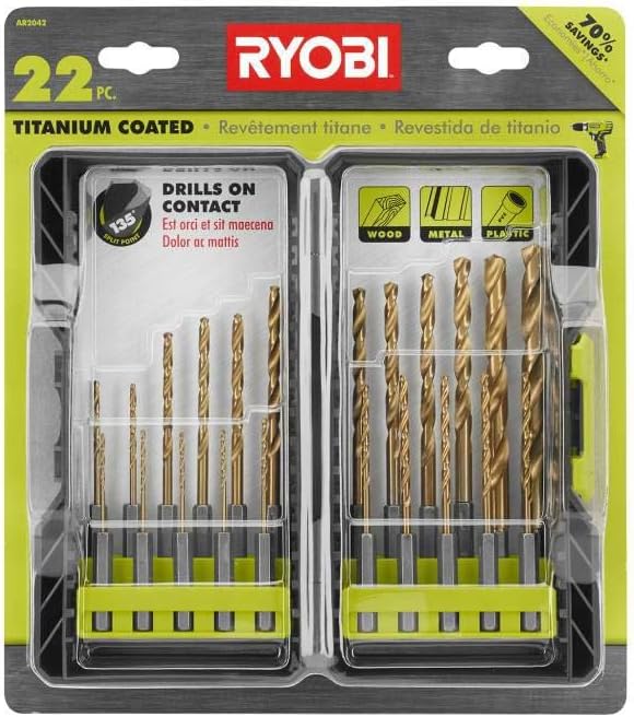 DEWALT Drill Bit Set, 21-Piece, 135 Degree Split Point, 31 Degree Helix ...