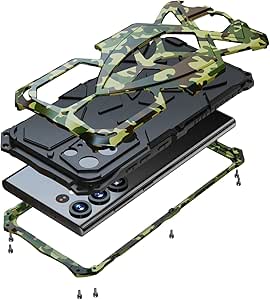 Amazon.com: Lunivop for Samsung Galaxy S25 Ultra Case Metal Hard Phone Case Cover Case para ...