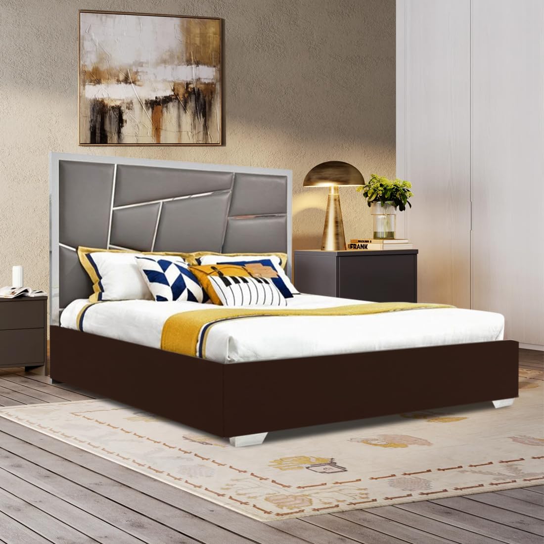 Box Bed Designs In Plywood Bed Hydraulic System , Box Storage King