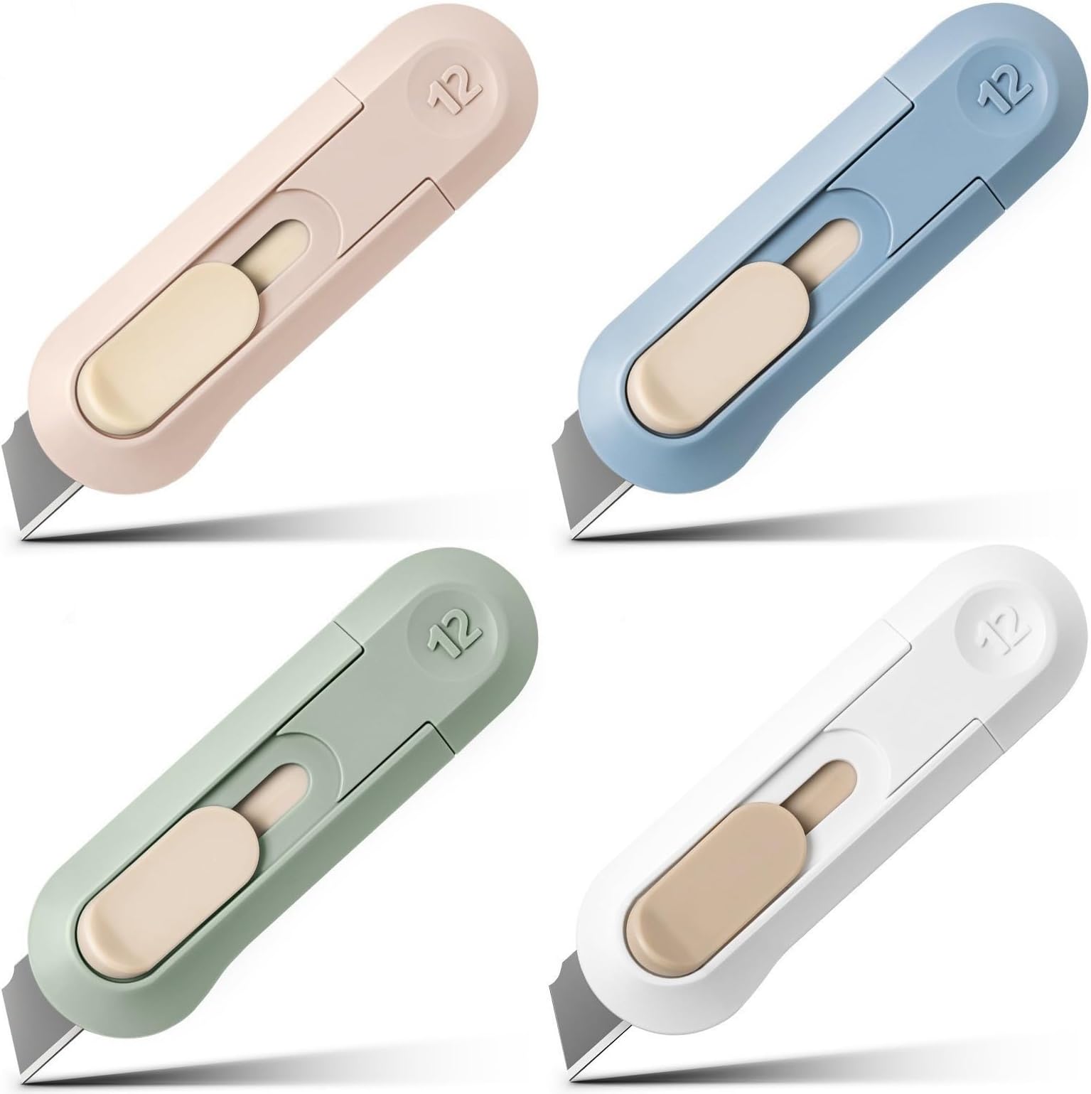 Amazon.com: Mini Utility Knives, 4Pcs Cloud Shaped Box Cutter ...