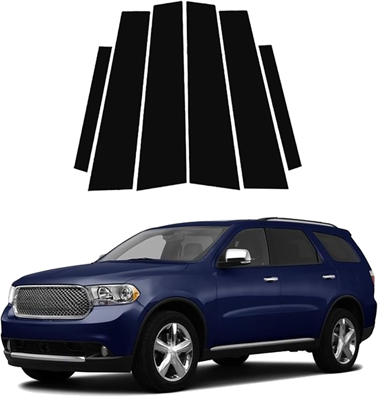 Amazon.com: Car Door Pillar Posts Trim for Dodge Durango 2011 2012 2013 ...