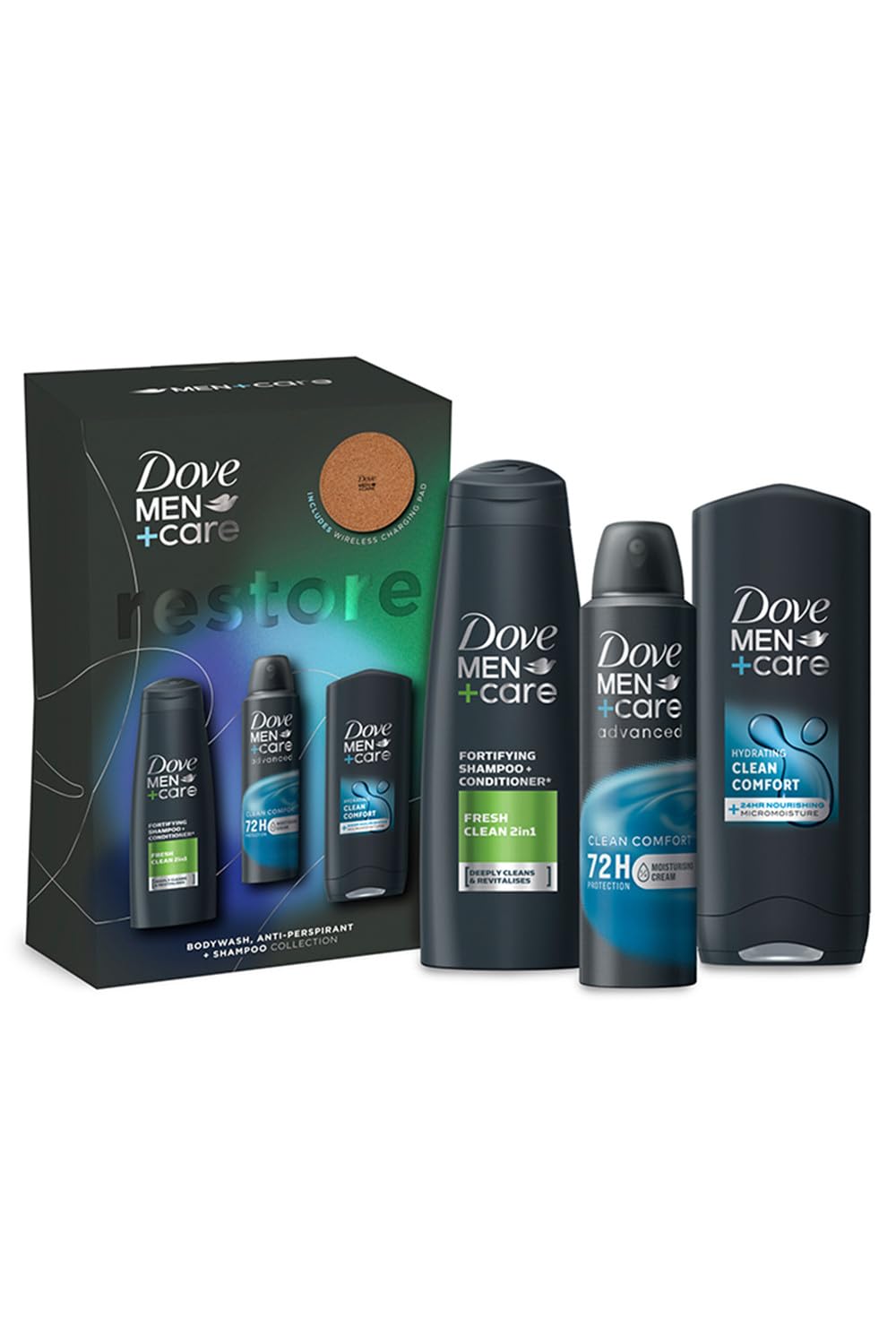 Dove Men+Care Restore Collection Clean Comfort 3in1 Body Wash 250ml ...