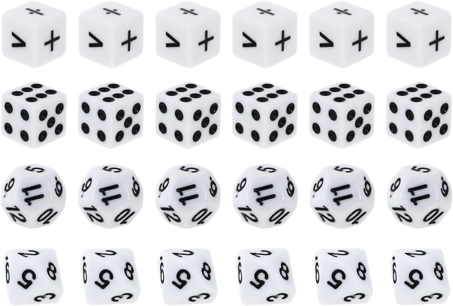 Amazon.com: NUOBESTY Teaching Dice Set, Math Dice Games for Kids 8-12 ...