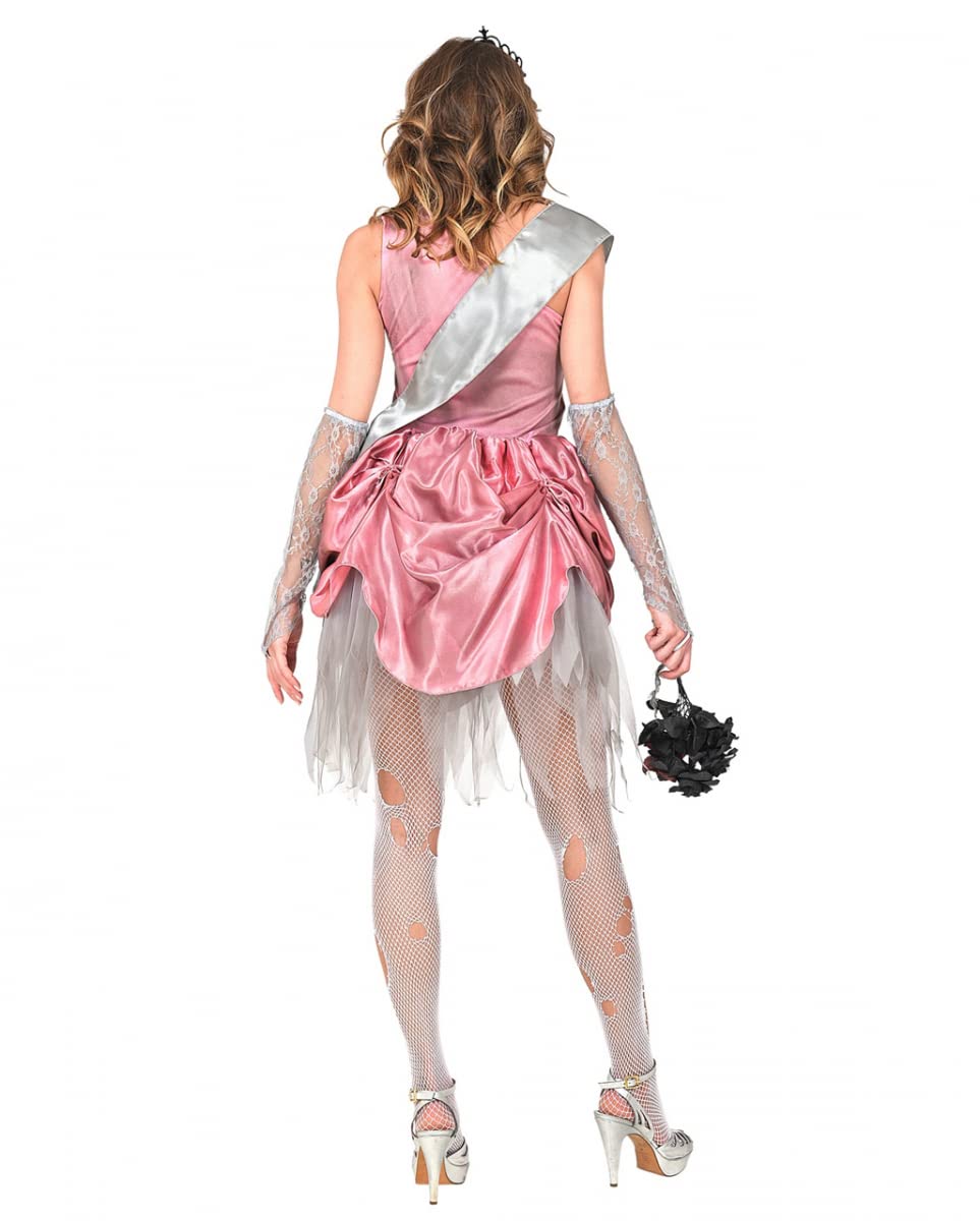 Zombie Prom Queen Halloween Costume Bloody Prom Dance Queen Style