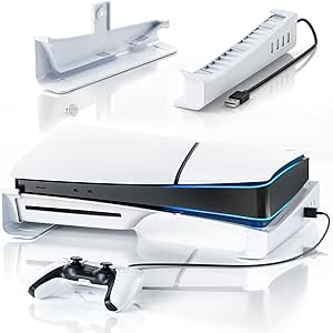 Amazon.com: BRHE PS5 Slim Horizontal Stand,PS5 Slim Base Stand,Compatible with Playstation 5 ...